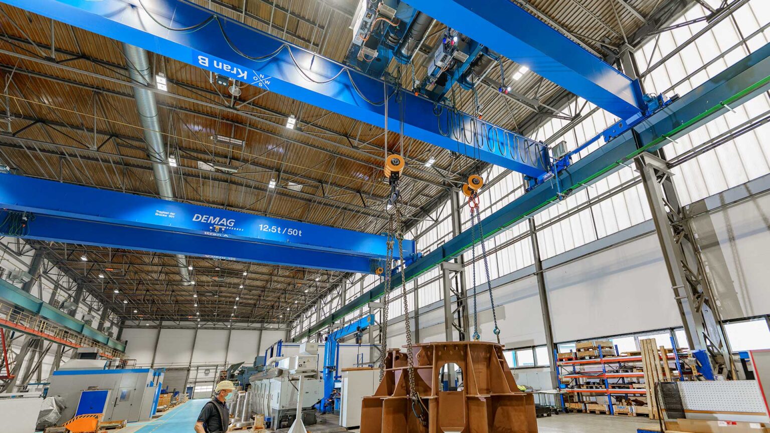 Engineer Overhead Cranes with Demag Crane Components
